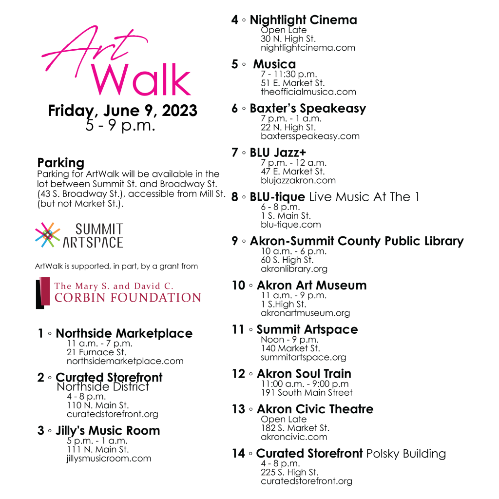 Akron Artwalk - Summit Artspace