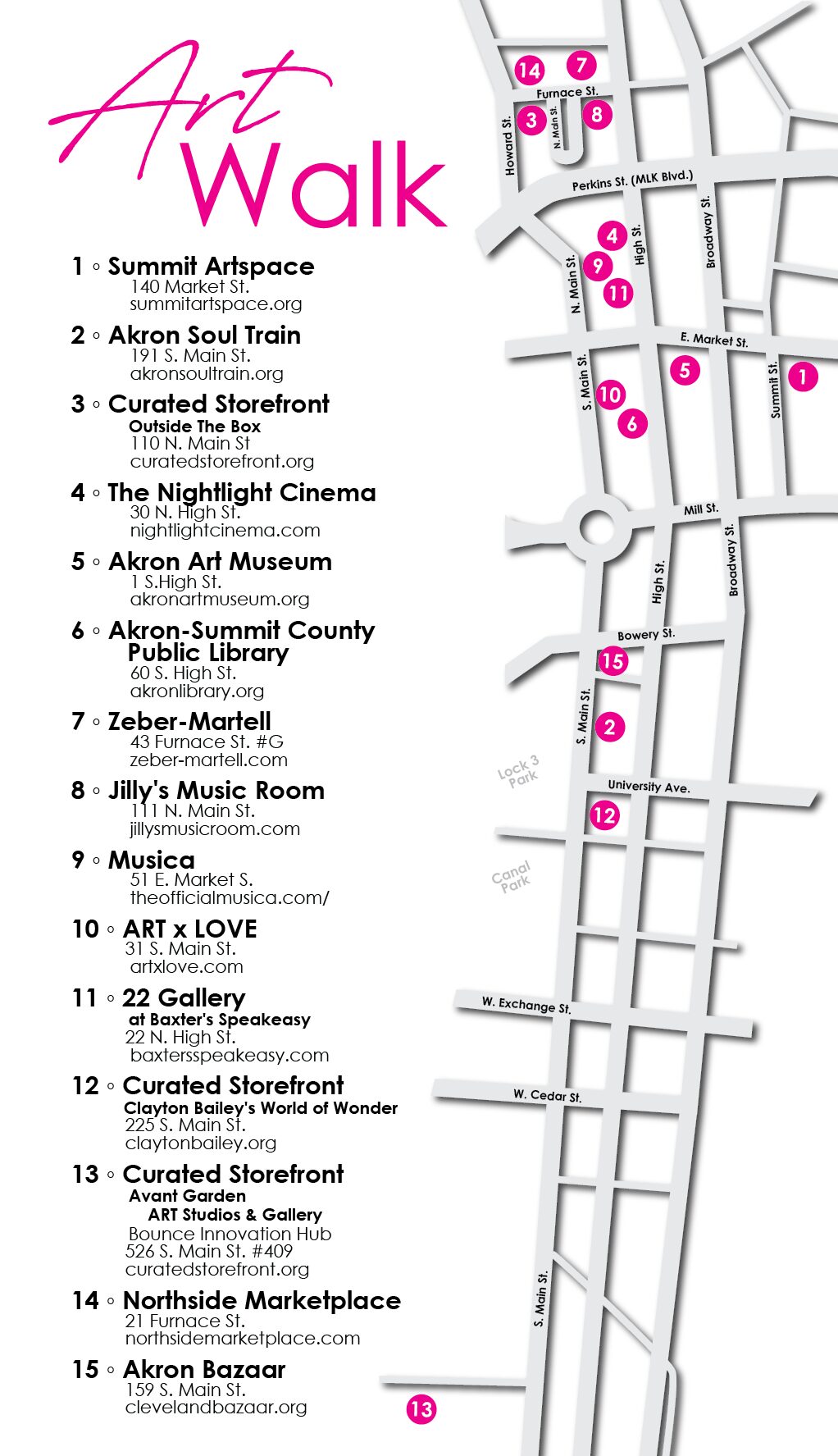 Akron Artwalk - Summit Artspace