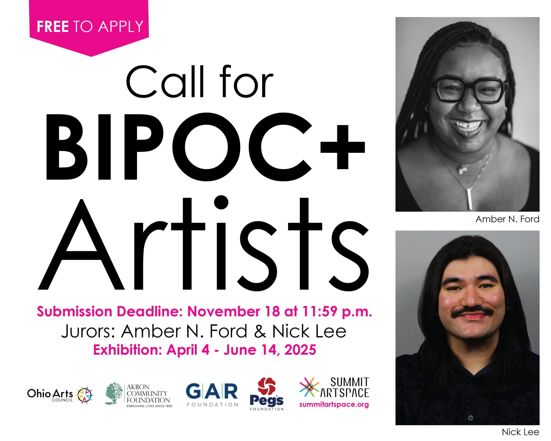 Calls for Artists - Summit Artspace